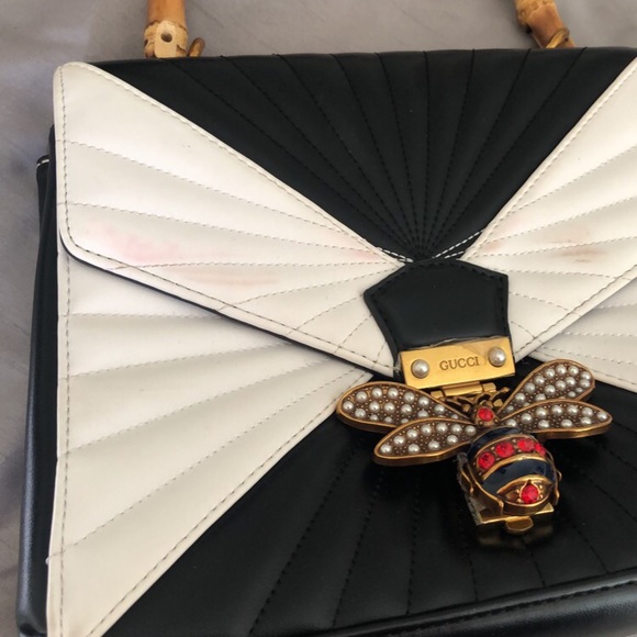 Gucci | Bags | Gucci Queen Margaret Leather Shoulder Bag | Poshmark